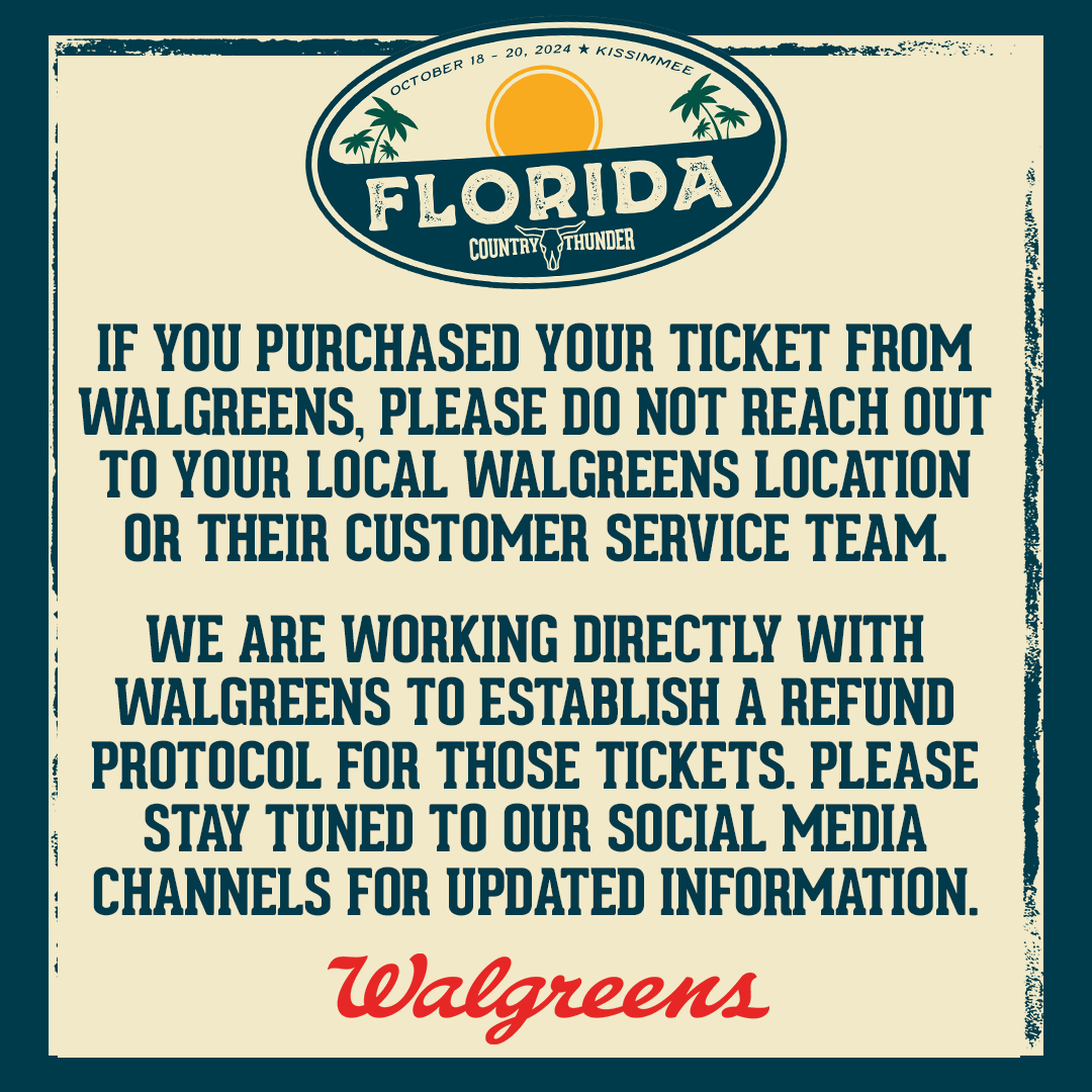 Country Thunder Florida – EMC Ticket web page for Country Thunder FL